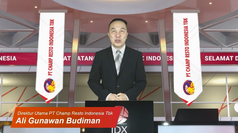 Sah, Champ Resto Indonesia menjadi emiten ke-6