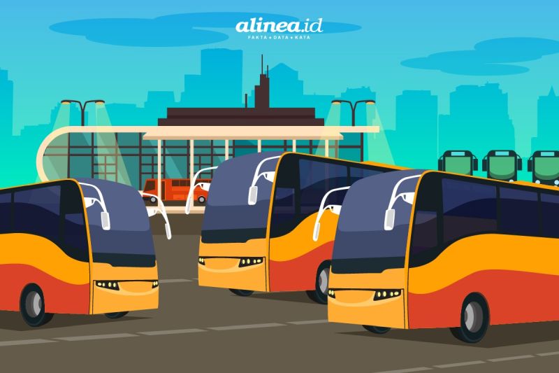 Tarif bus ekonomi angkutan mudik