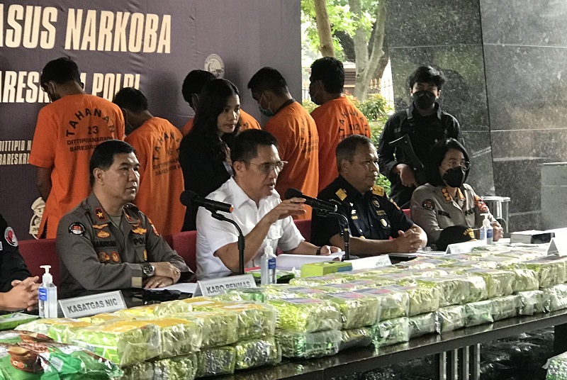 4 kasus narkoba dari Malaysia terungkap