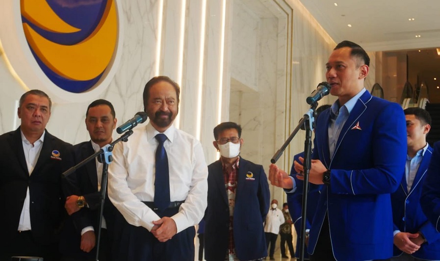 Surya Paloh beri sinyal AHY jadi cawapres Anies