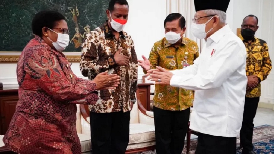 Wapres Ma'ruf pesan ini kepada 3 Pj Gubernur Papua