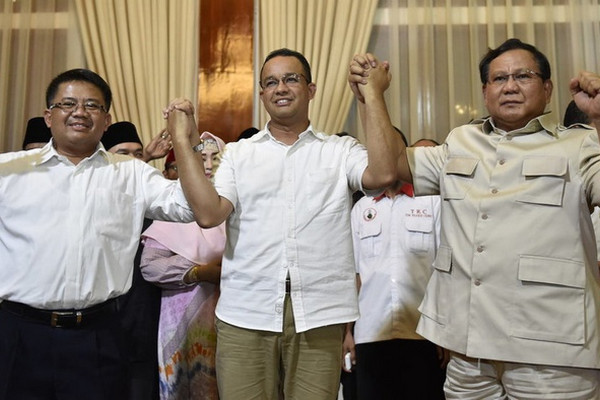 Survei Indikator: Elektabilitas Anies naik, Prabowo nyungsep