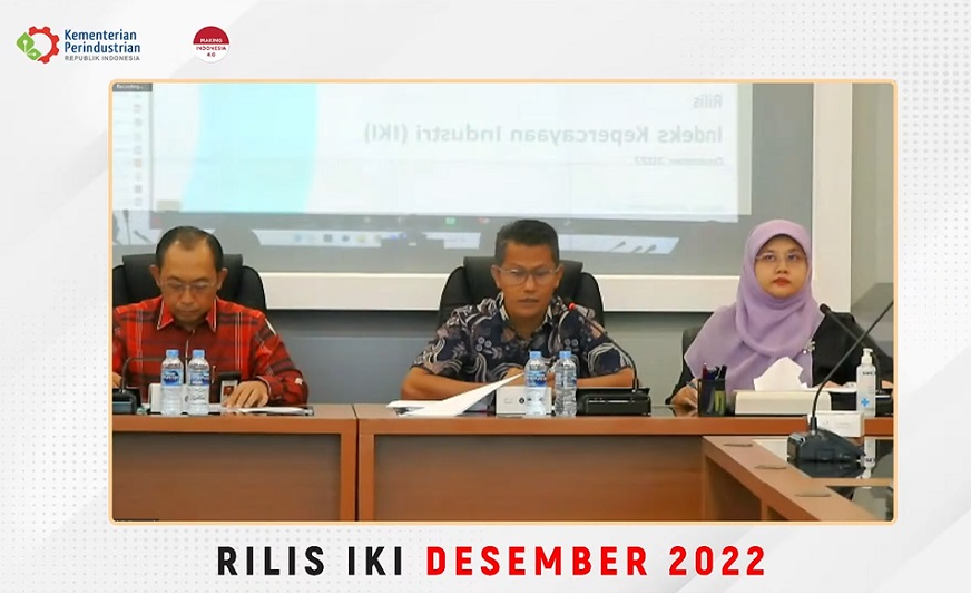 Indeks Kepercayaan Industri Desember 2022 naik menjadi 50,9
