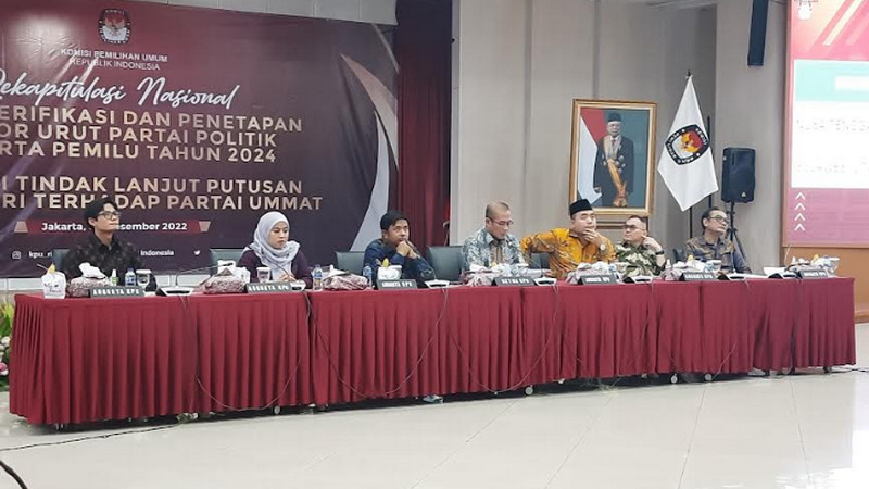 KPU umumkan Partai Ummat lolos jadi peserta Pemilu 2024
