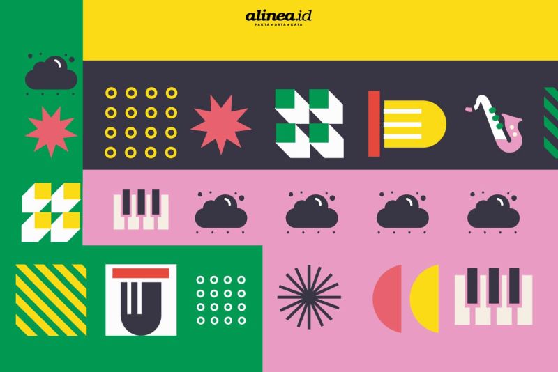 Timbulan sampah dari gelaran konser