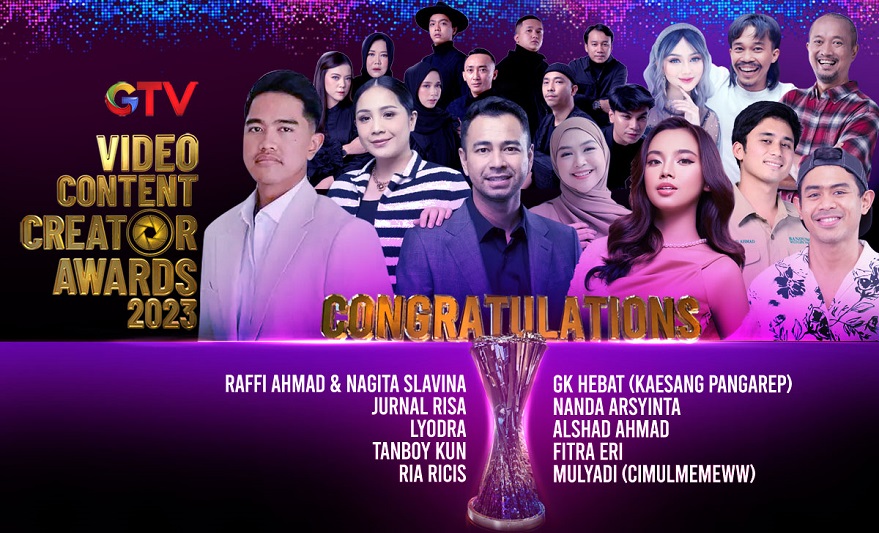 Inilah pemenang Video Content Creator Awards 2023