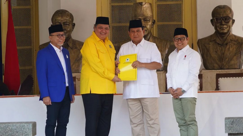 Tanggapan Jokowi soal PAN-Golkar dukung Prabowo pada Pilpres