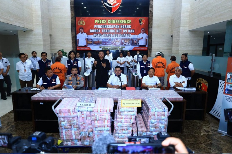 Kasus Trading Net89 Polri Jerat 13 Tersangka