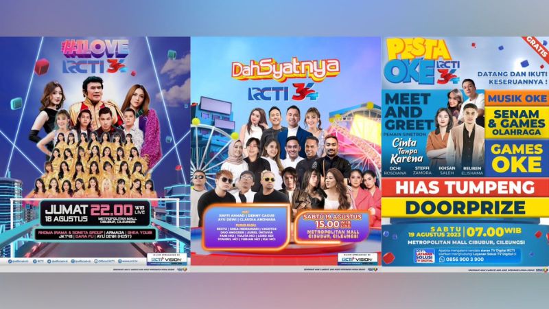 Rangkaian HUT RCTI34 di Metropolitan Mall Cibubur