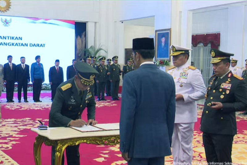 Jadi KSAD, presiden menaikkan pangkat Agus Subiyanto Jadi KSAD, presiden menaikkan pangkat Agus Subiyanto
